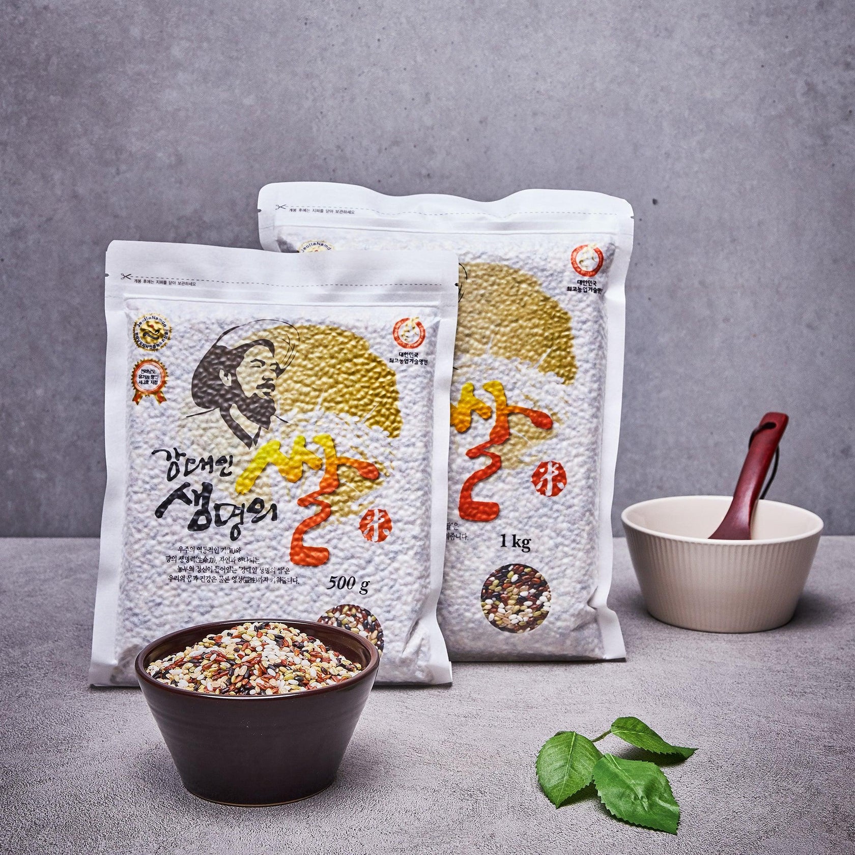 Kang Daein Organic Five Colored Rice 강대인 생명의 쌀 유기농 오색미 – Kim'C Market